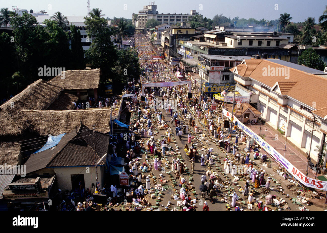 ATTUKAL PONGALA TRIVANDRUM KERALA Stock Photo - Alamy