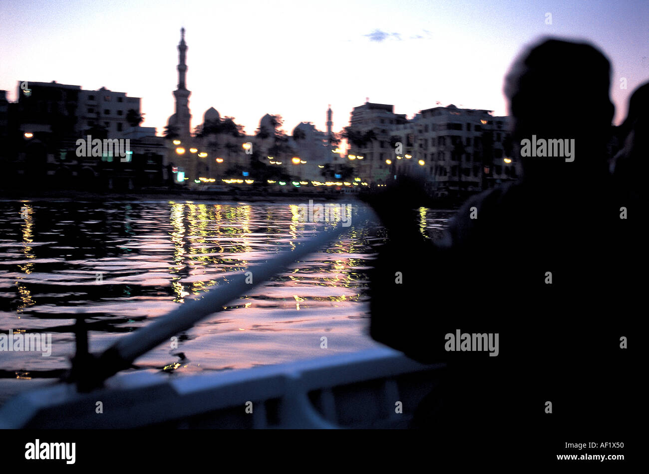 Alexandria view from the sea Stock Photo - Alamy