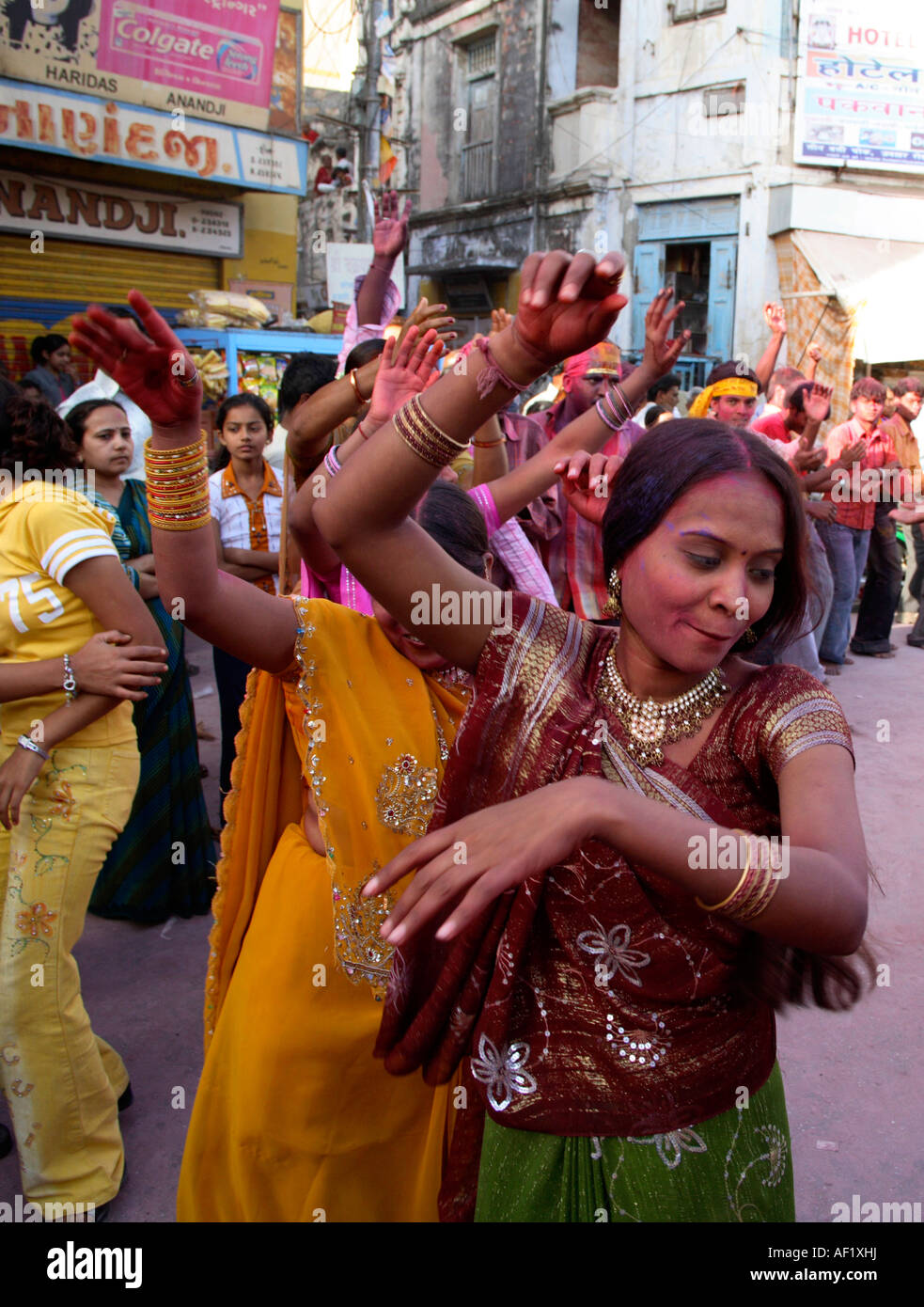 Woman Dancing In The Street