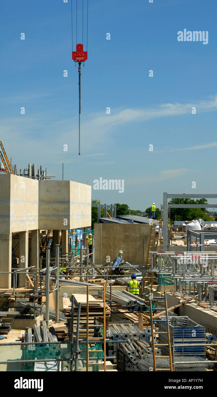 Construction work on the Grand Arcade in Cambridge, England Stock Photo ...