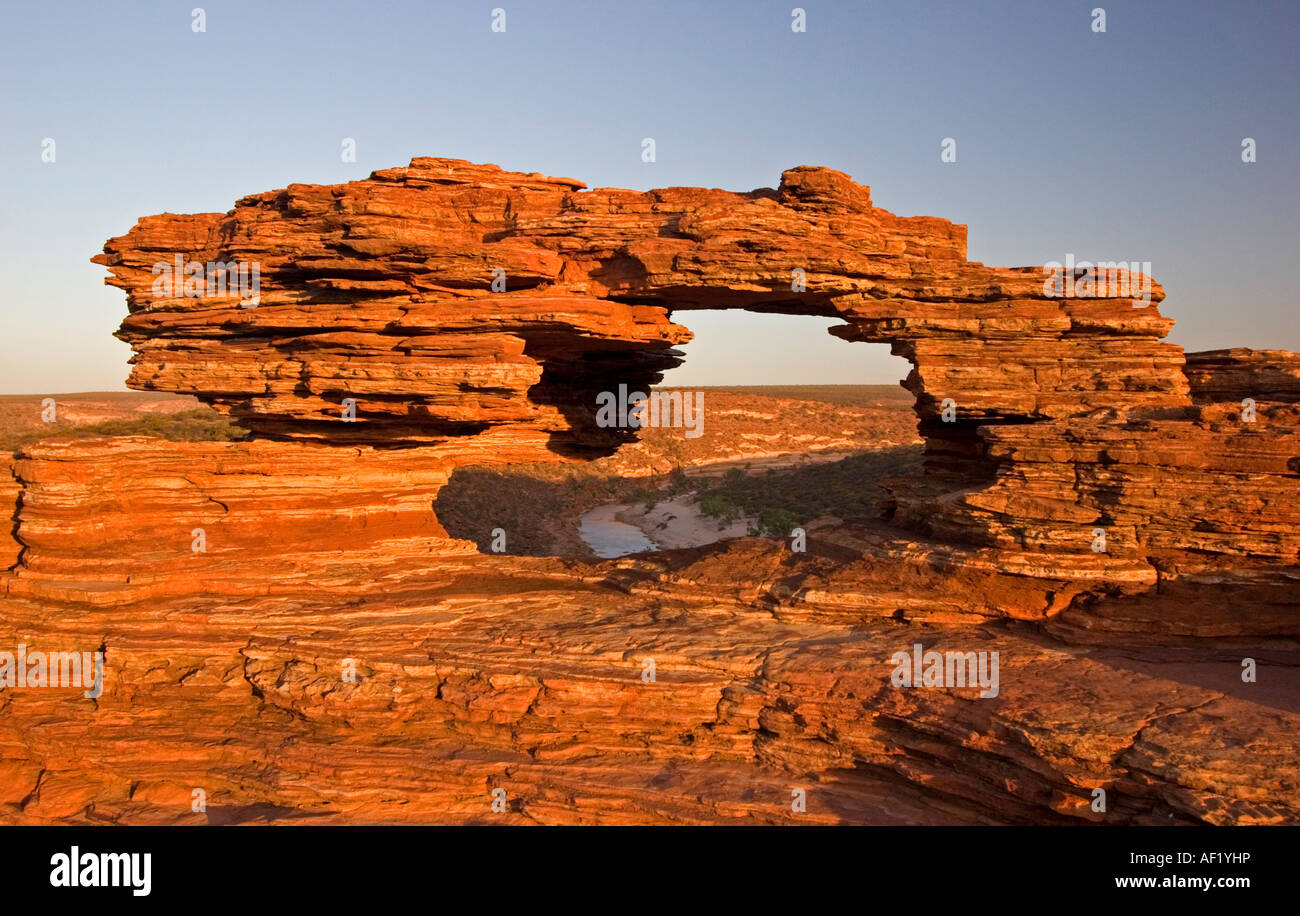Nature's Window, Kalbarri National Park, Western Australia Stock Photo ...
