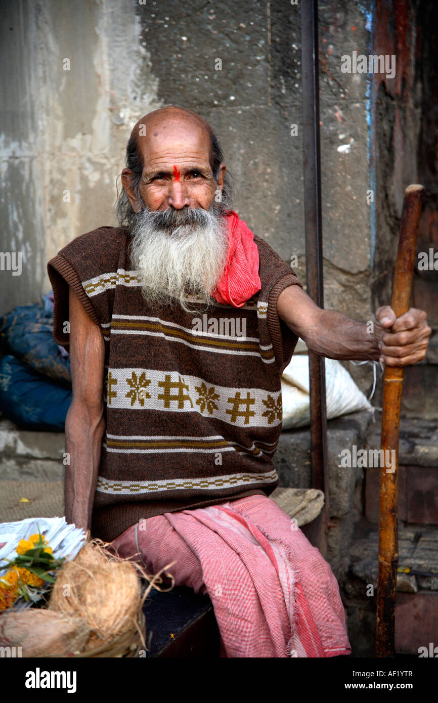 Indian Male selling puja items/offerings, Nasik, India Stock Photo - Alamy