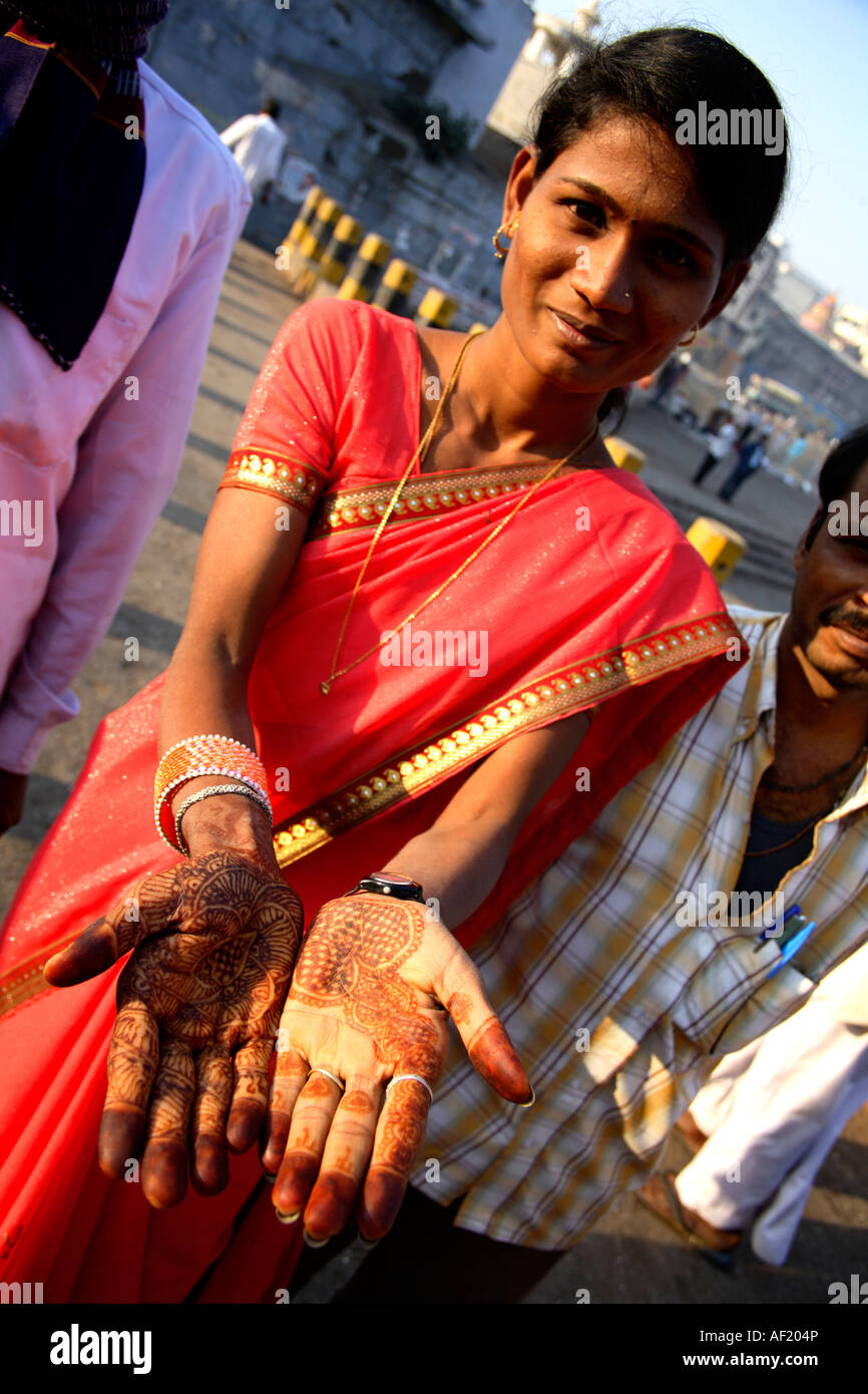 India henna palms hi-res stock photography and images - Alamy
