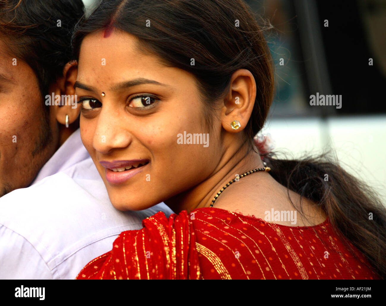 South indian girl long hair hi-res stock photography and images - Alamy