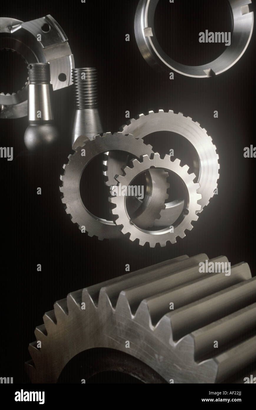Gears and machine parts Stock Photo - Alamy