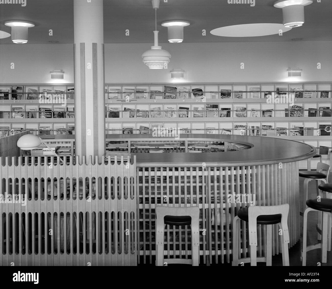 Alvar aalto architecture library Black and White Stock Photos & Images ...