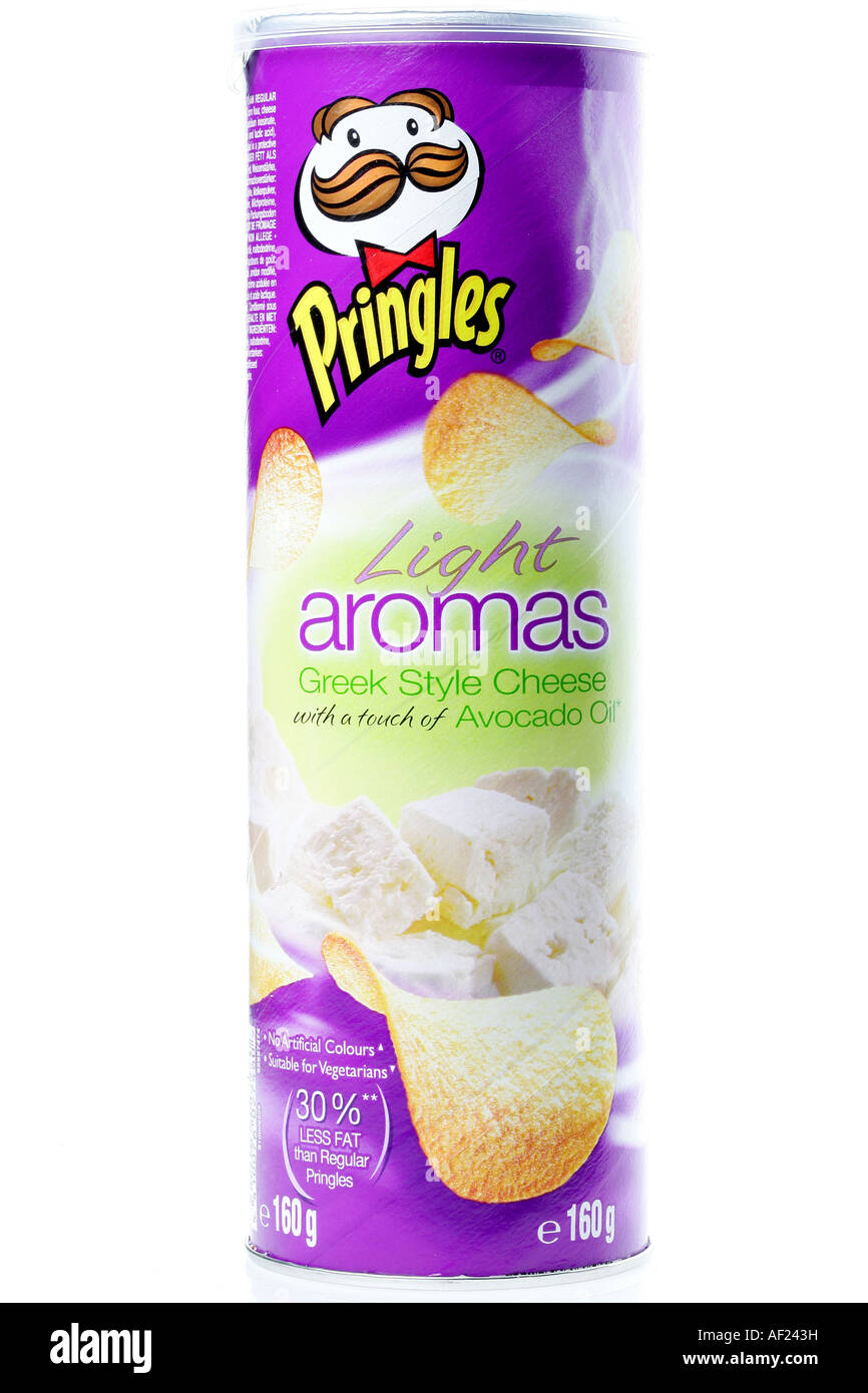 Greek Cheese and Avocado Oil Crisps Stock Photo - Alamy