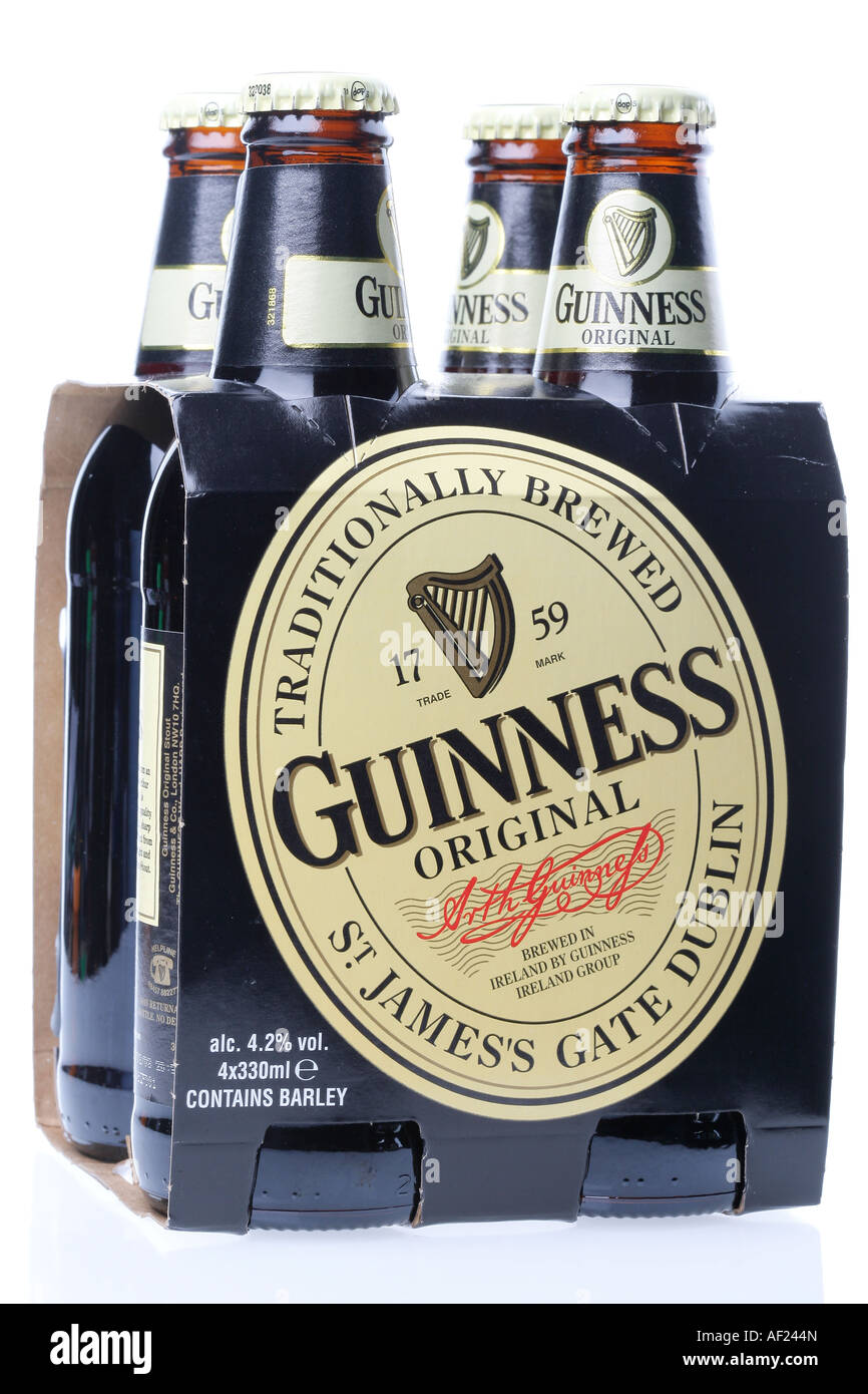 Beer guinness bottle pack hi-res stock photography and images - Alamy