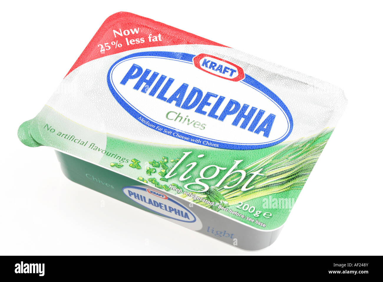 Philadelphia cheese tub hi-res stock photography and images - Alamy