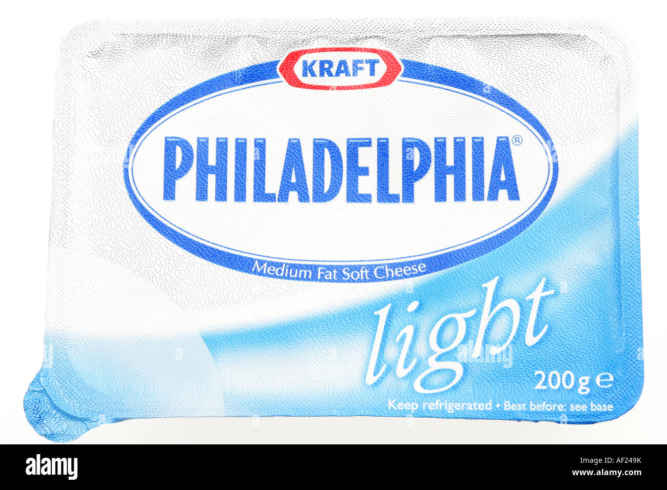 Philadelphia cheese tub hi-res stock photography and images - Alamy