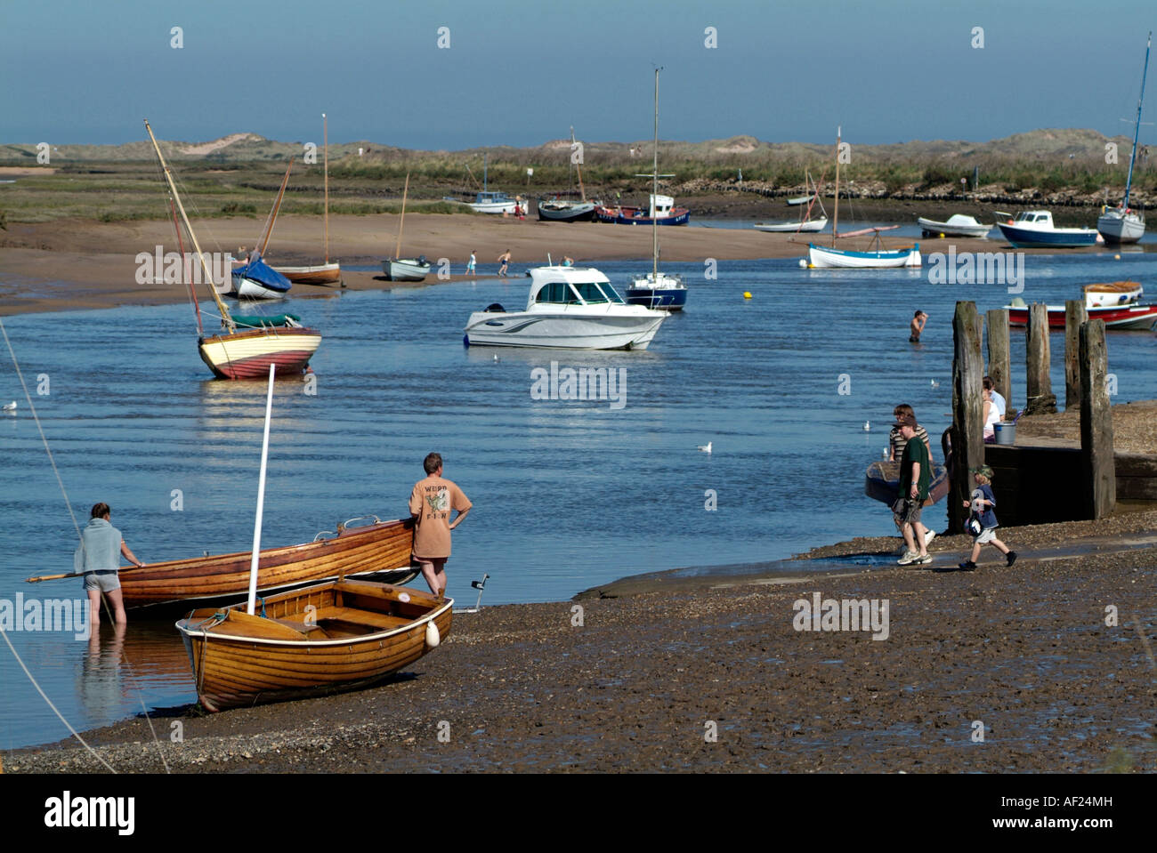 Burnham Overy Staithe Norfolk Stock Photo - Alamy