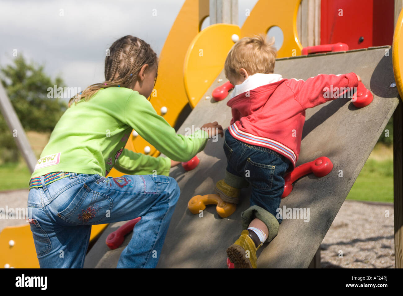 Children at the playground Stock Photo - Alamy