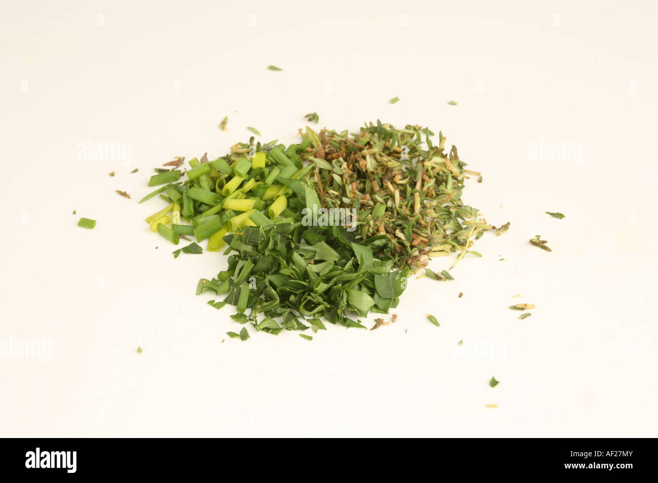 A handful of mixed herbs Stock Photo - Alamy