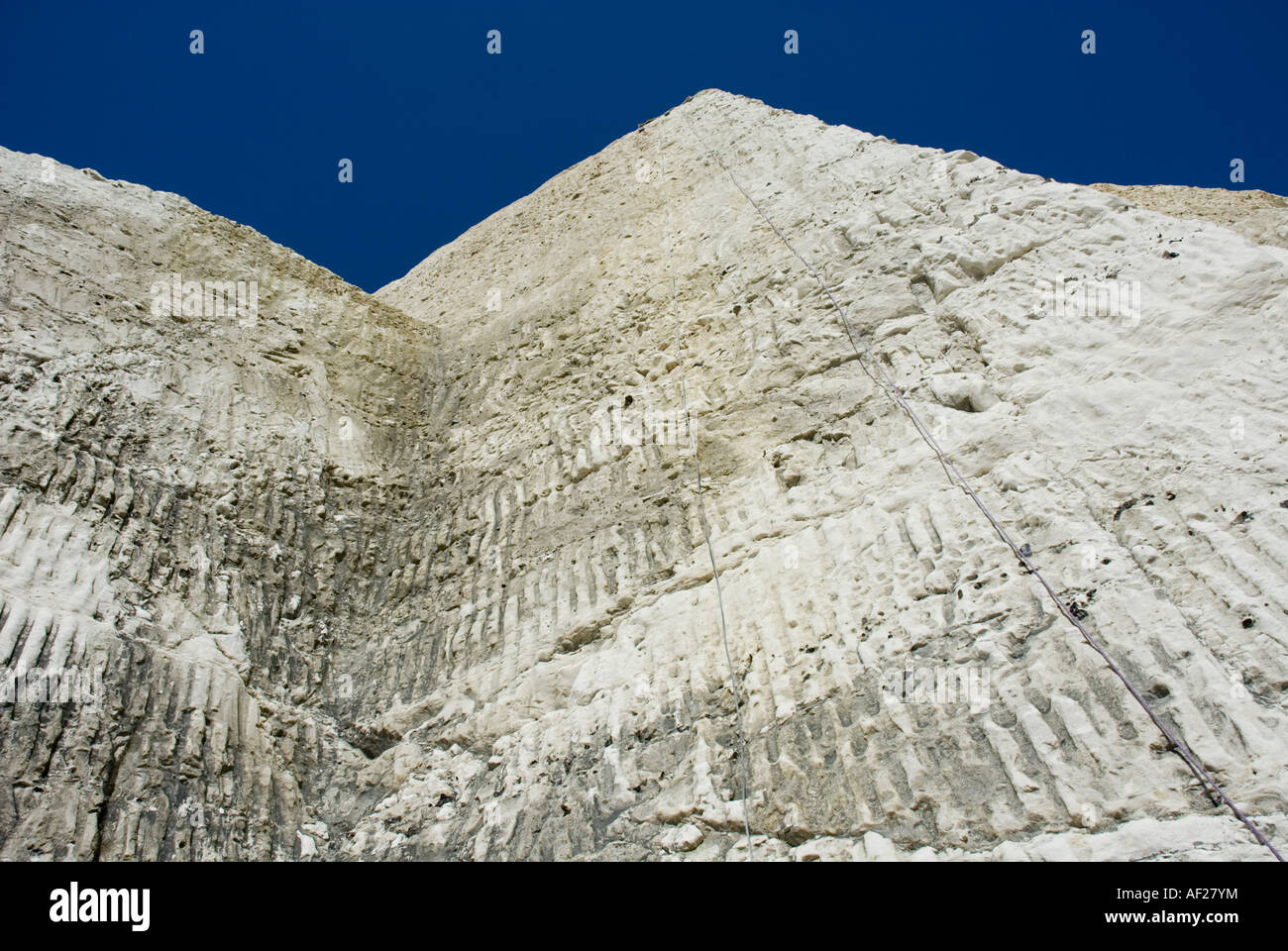 Looking up at cliff in Peacehaven East Sussex UK Stock Photo - Alamy
