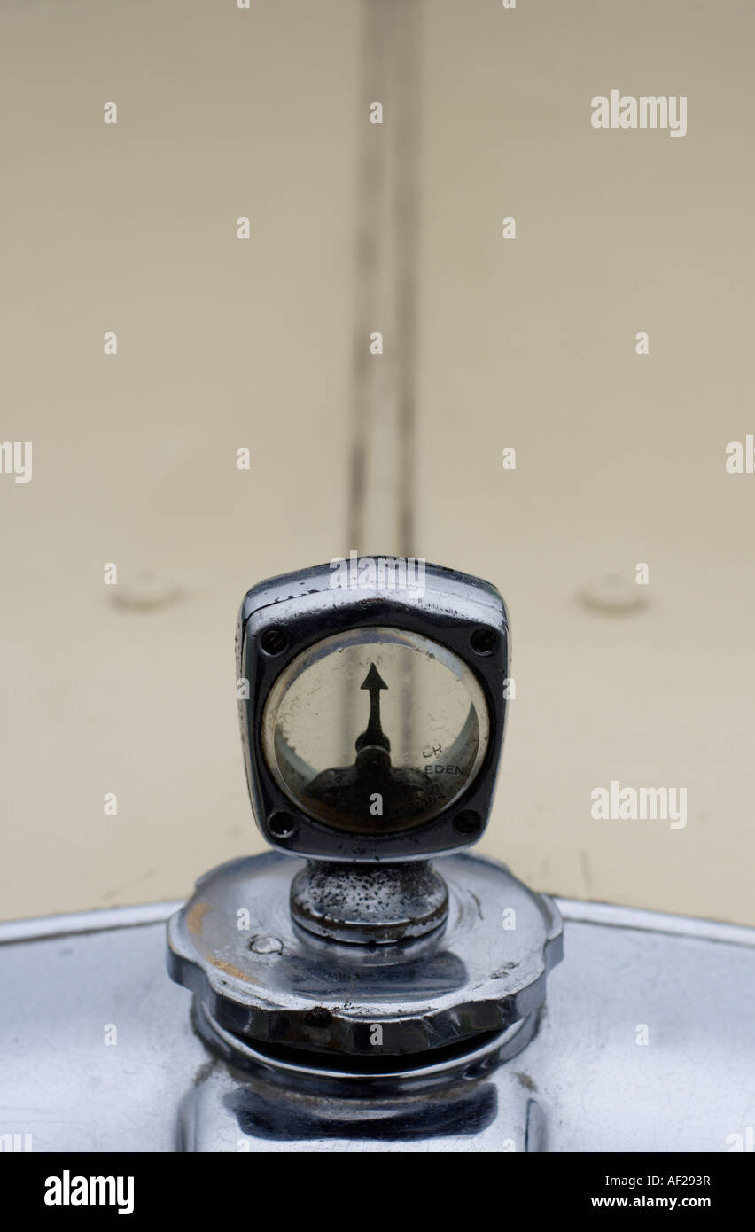 Radiator water temperature gauge on 1930 s car Stock Photo - Alamy