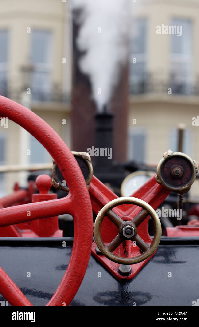 Detail of veteran steam engine Stock Photo - Alamy