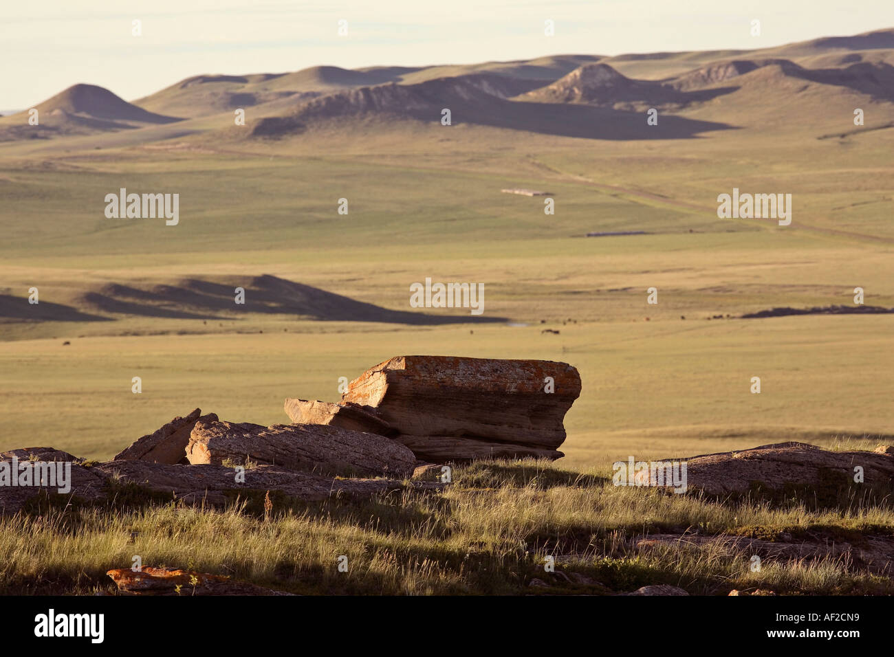 Rock formations in scenic Saskatchewan Canada Stock Photo - Alamy