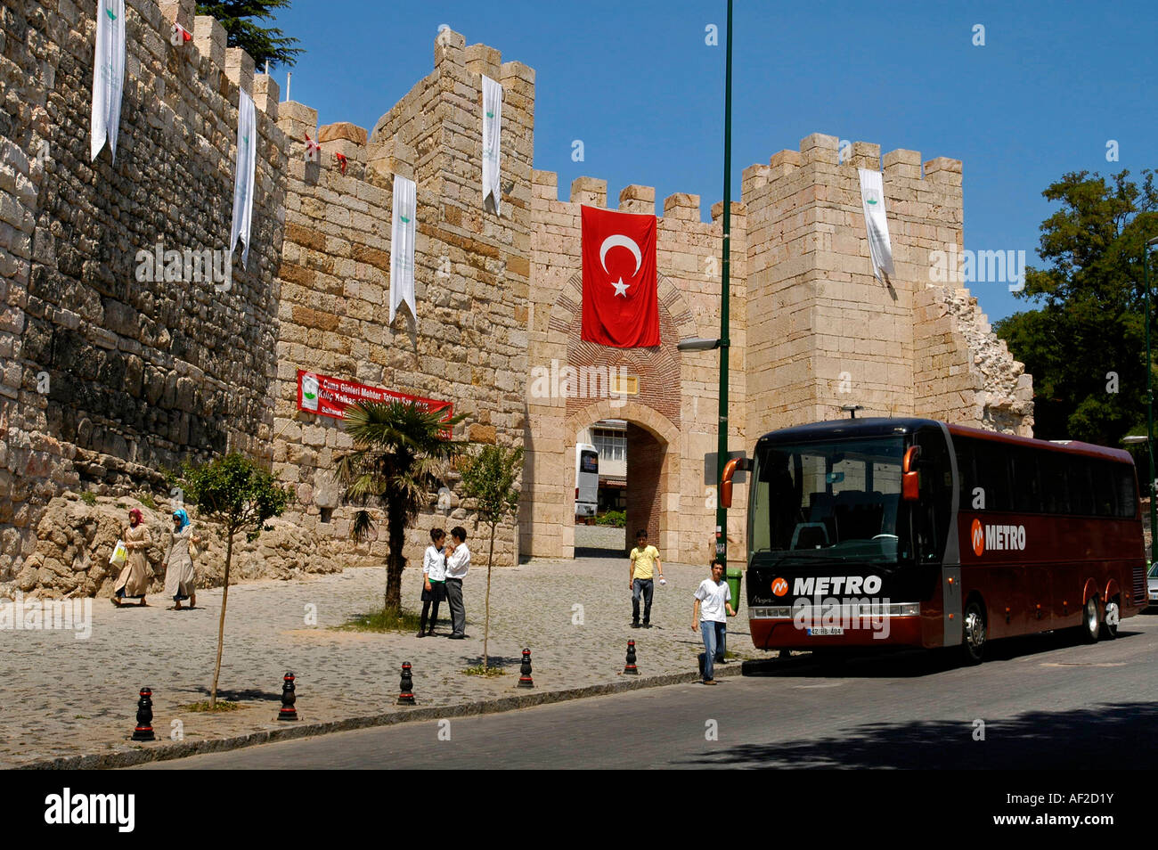 Bursa Castle, Turkey Stock Photo - Alamy