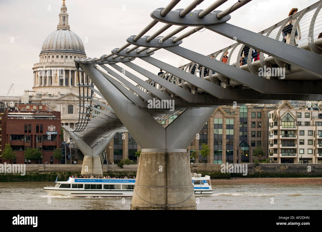 The Millenium Footbridge London Stock Photo - Alamy
