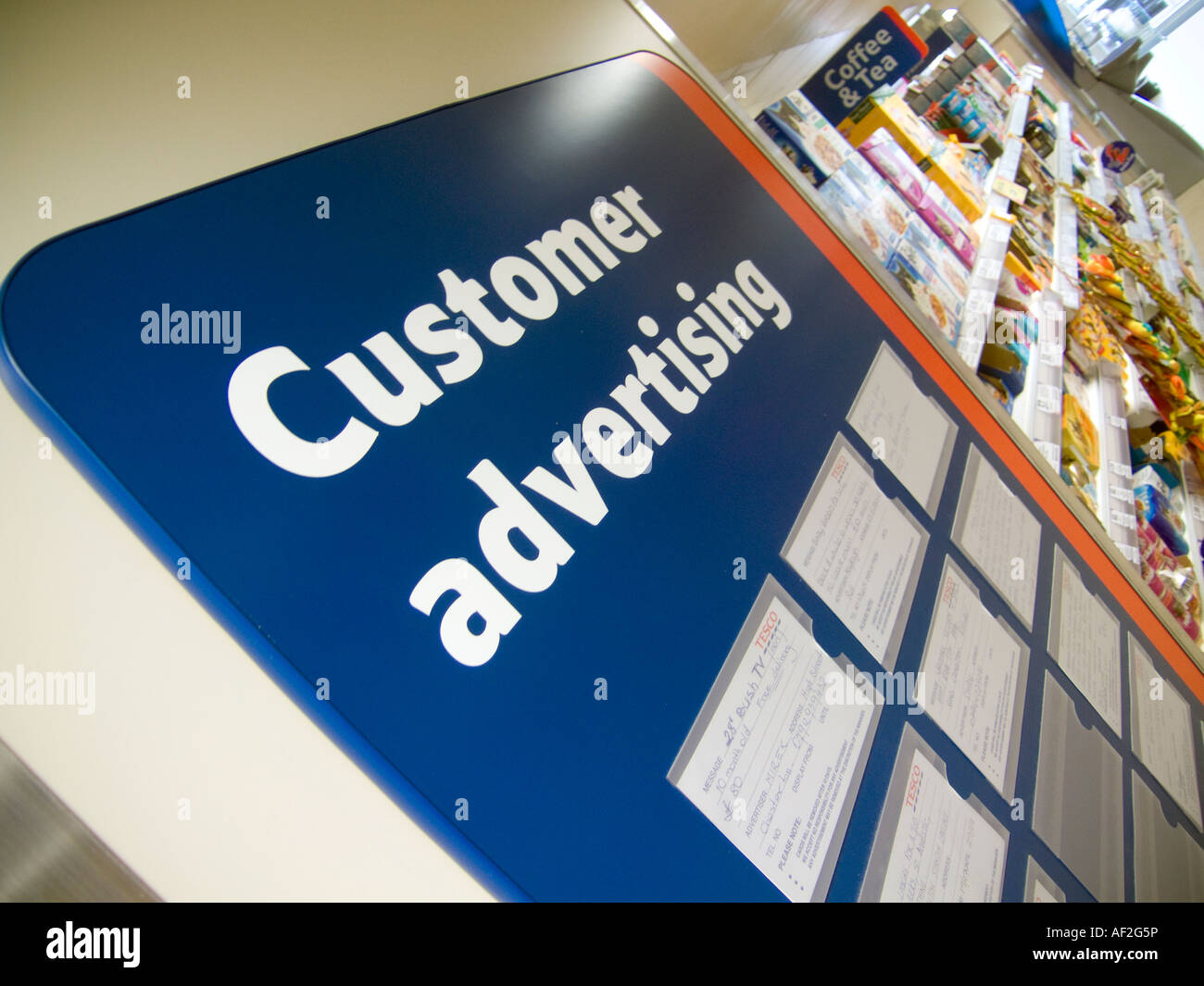 Sign ad add advert note window card super market hi-res stock ...