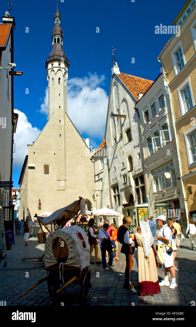 Vana Turg in the old town of Tallinn Estonia EU Stock Photo - Alamy