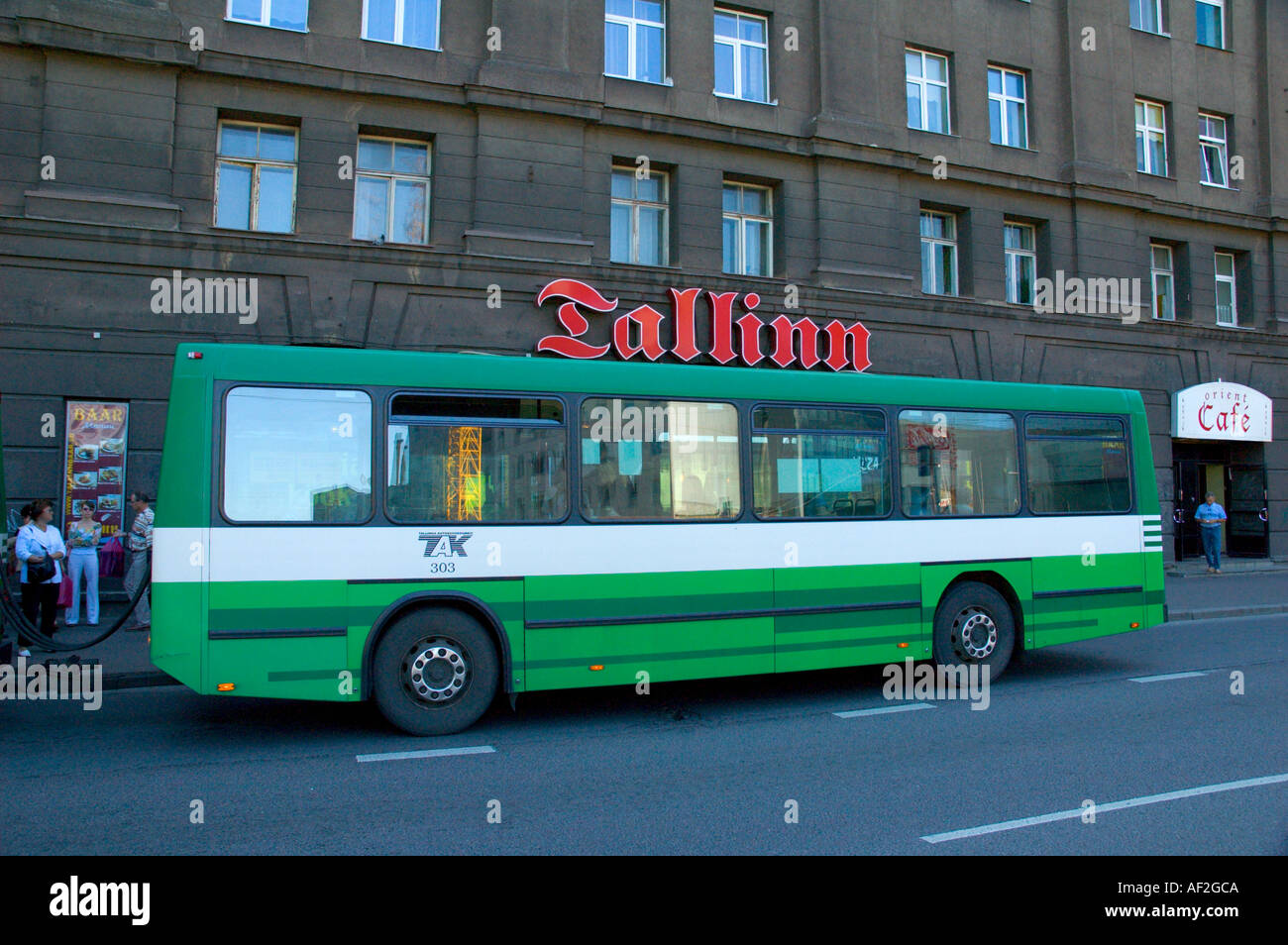 Bus transport tallinn estonia europe hi-res stock photography and ...