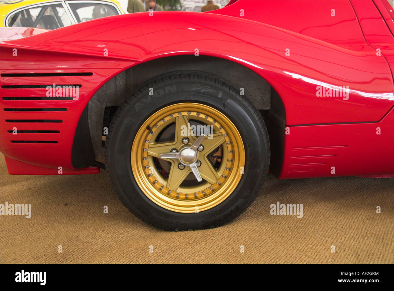 Red ferrari wheel hi-res stock photography and images - Alamy