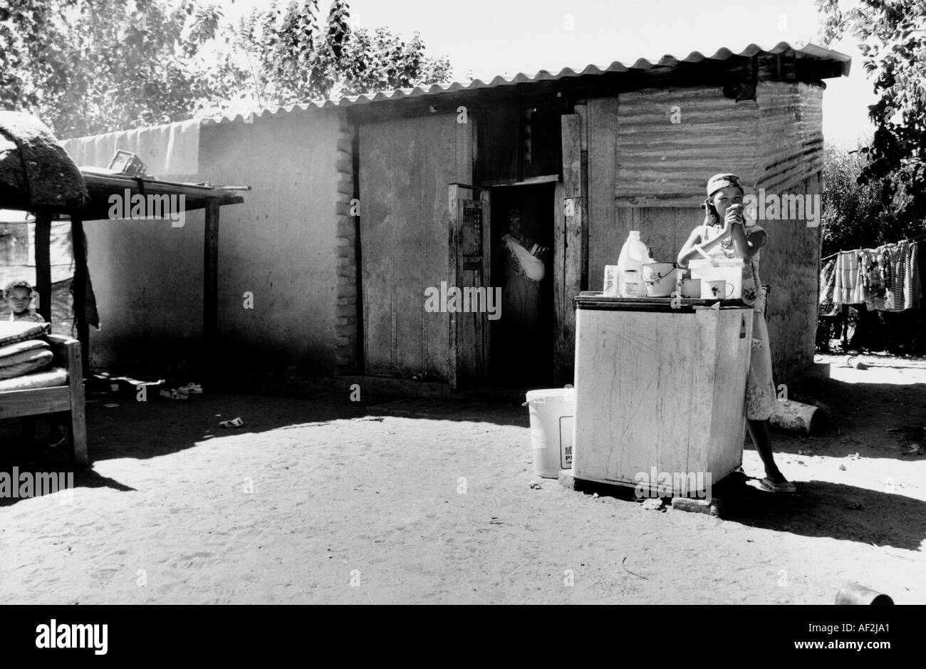The Ju hoansi San of Nyae Nyae Namibia Stock Photo - Alamy