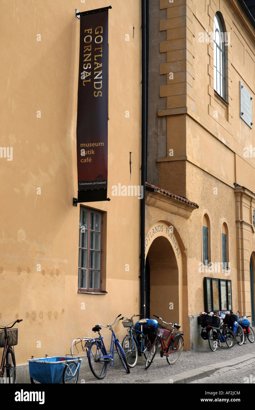 The museum Gotlands Fornsal in Visby Gotland Sweden Stock Photo - Alamy