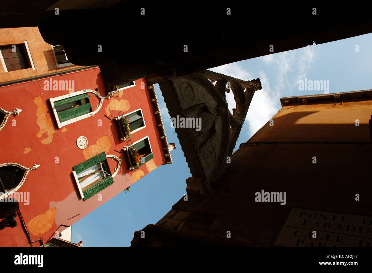 Venice architecture house windows Stock Photo - Alamy