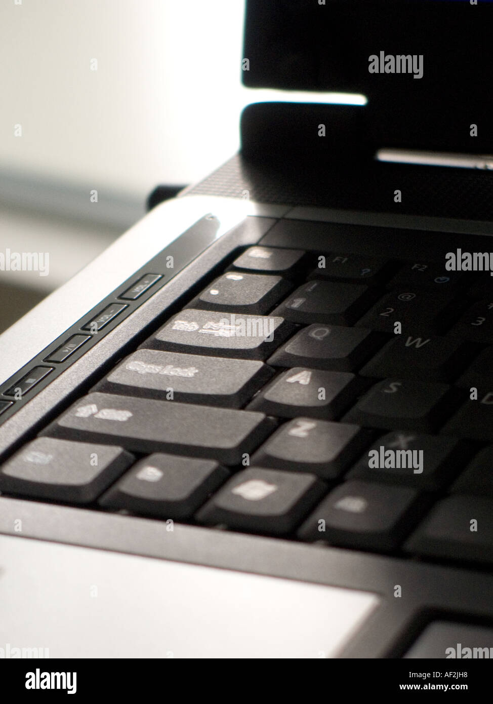 Laptop computer keyboard Stock Photo - Alamy