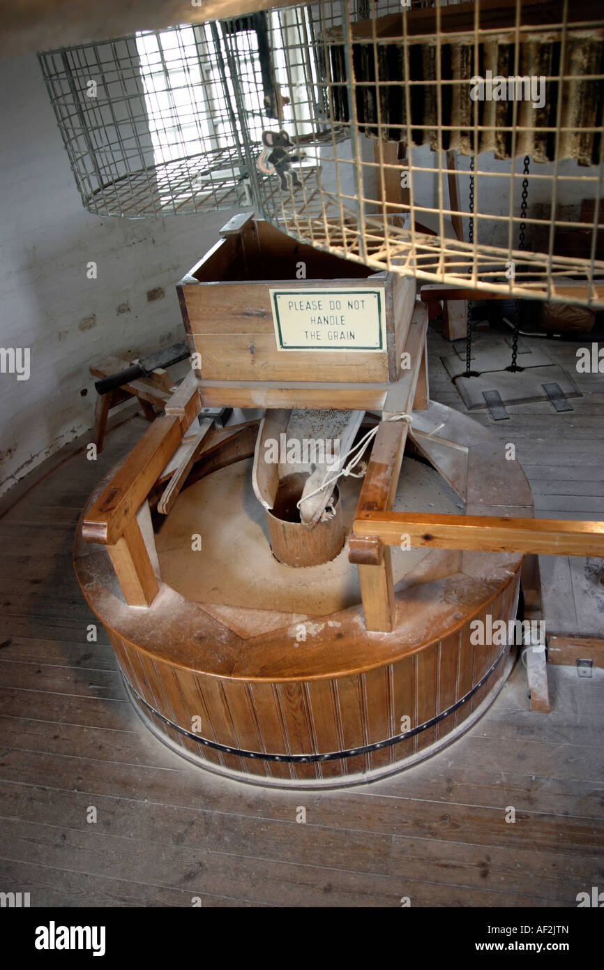 Greens Windmill in Sneinton Chute guiding grain onto the mill stones ...