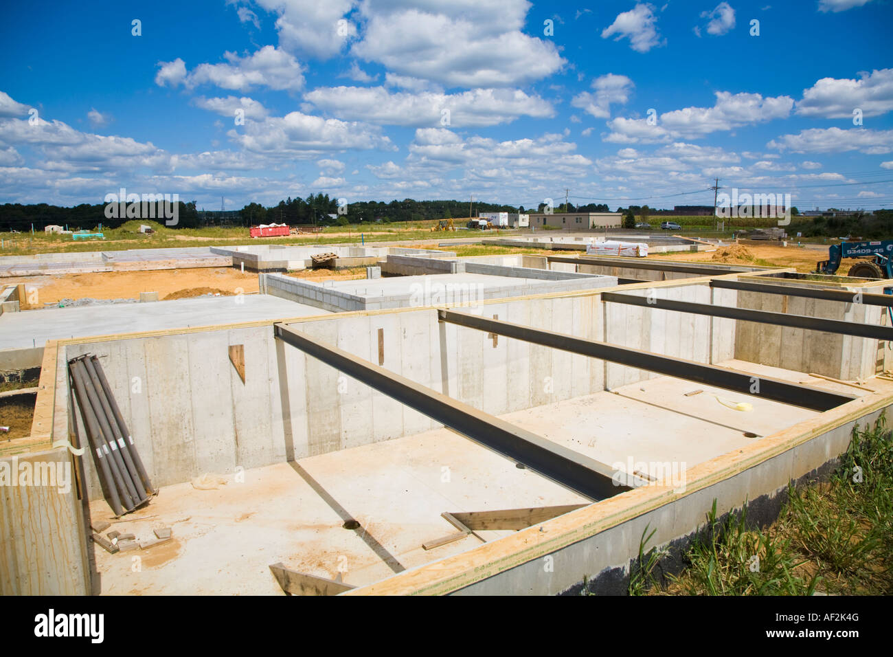 Residential Construction Site Stock Photo - Alamy