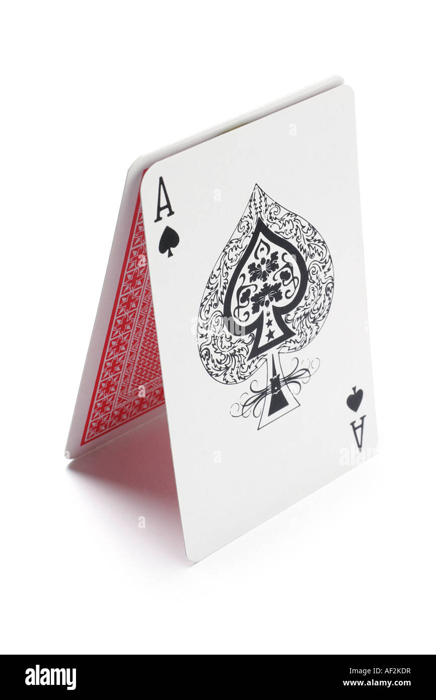 Ace of spade Cut Out Stock Images & Pictures - Alamy