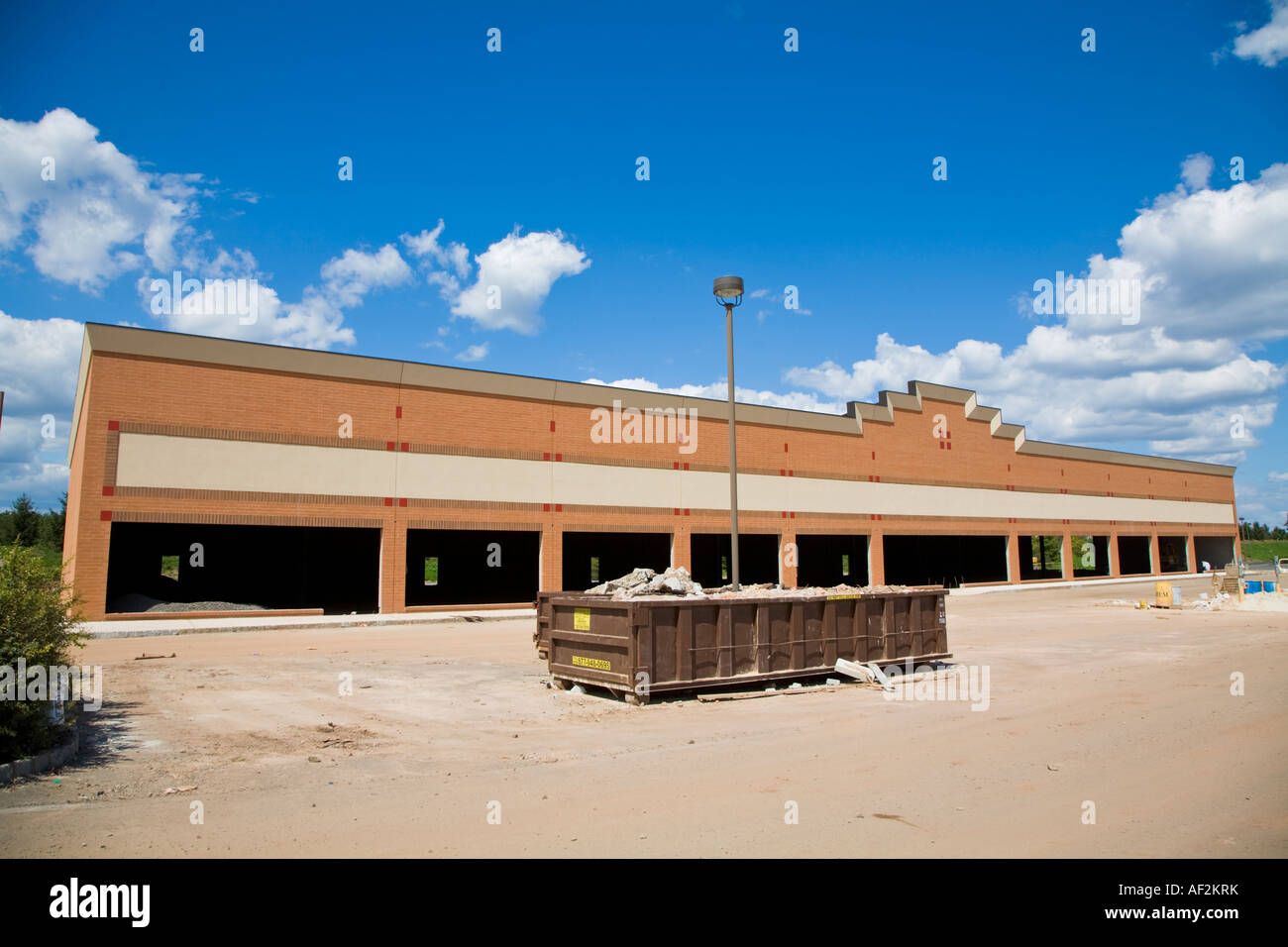 New Shopping Mall under Construction Stock Photo - Alamy