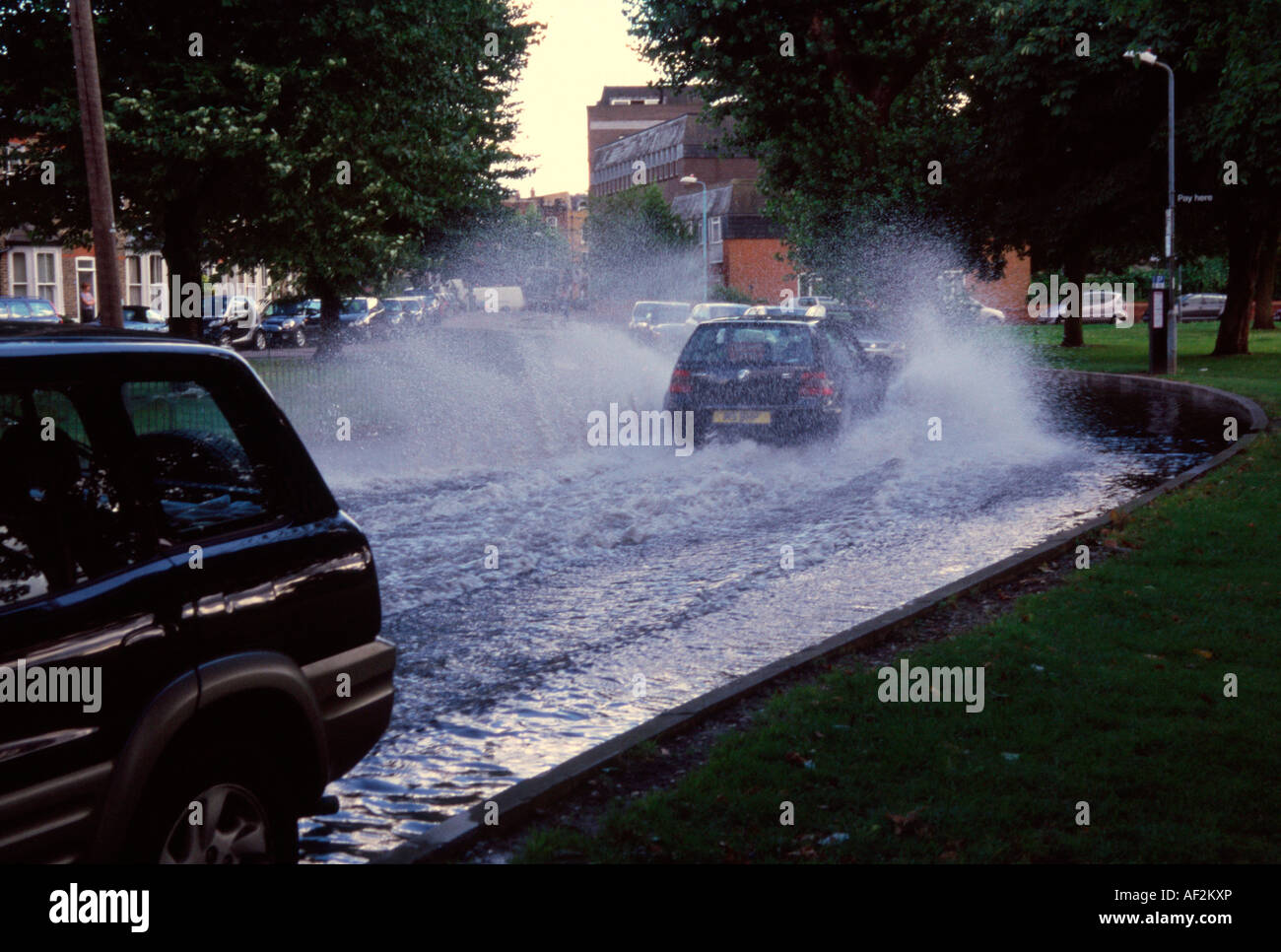 Flooding in Chiswick Back Common, Chiswick West London, England UK ...