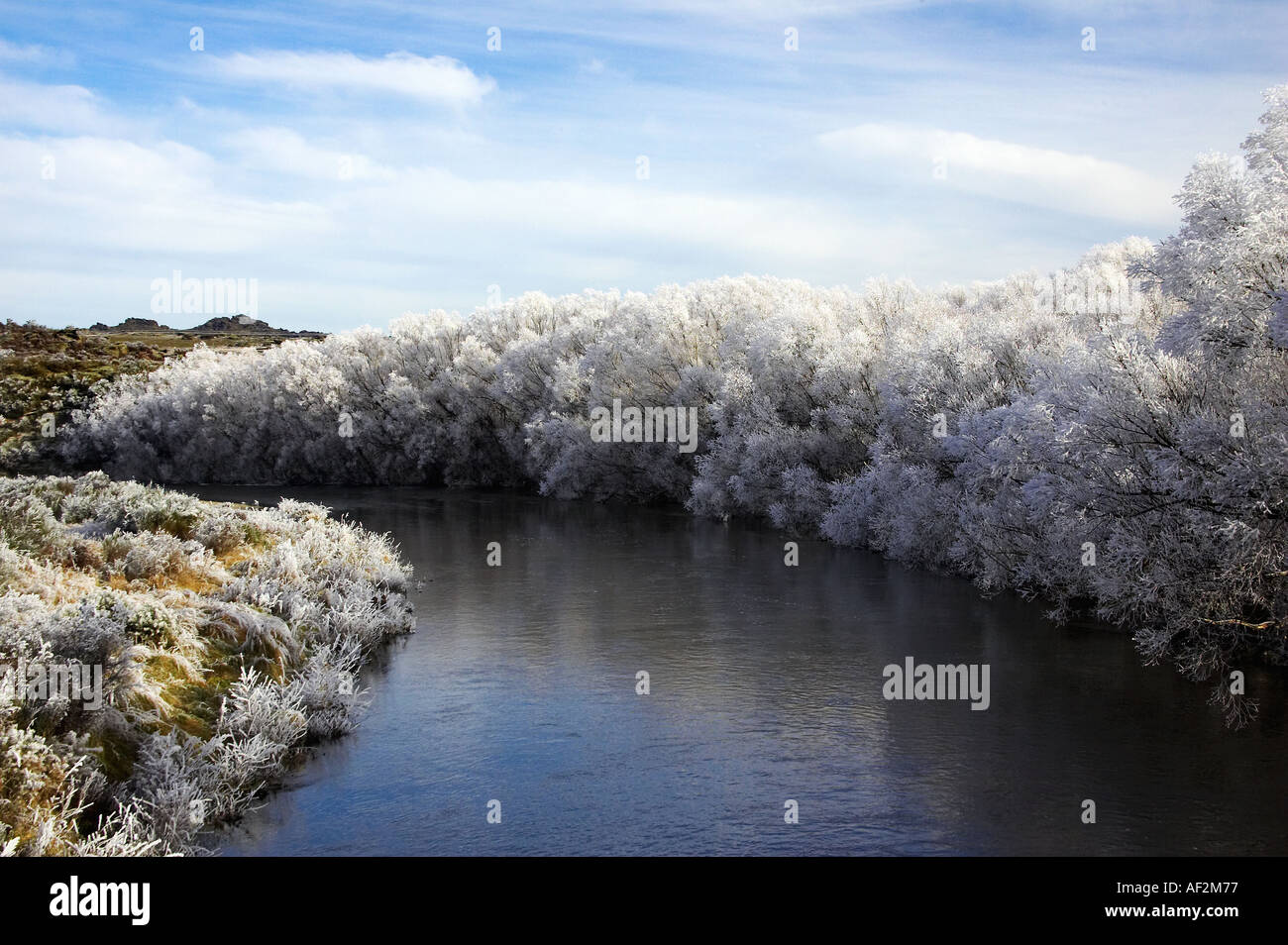 Taieri River Sutton Otago South Island New Zealand Stock Photo - Alamy