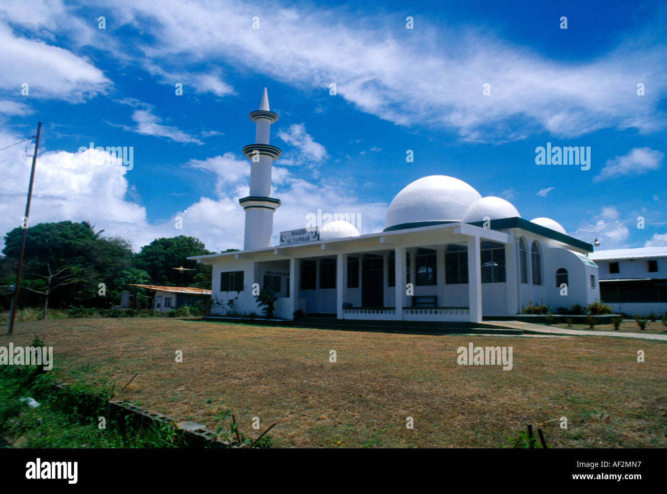 Tobago Crown Point Al Tawbah Mosque Stock Photo - Alamy