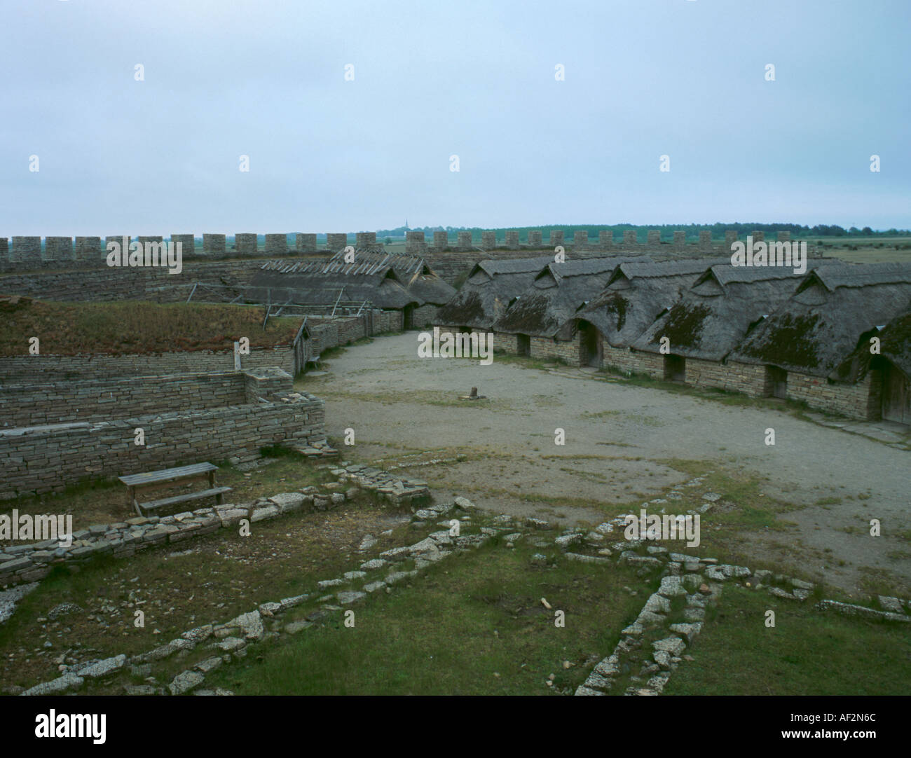 Reconstruction of Eketorp II, a 5th to 7th century walled village ...