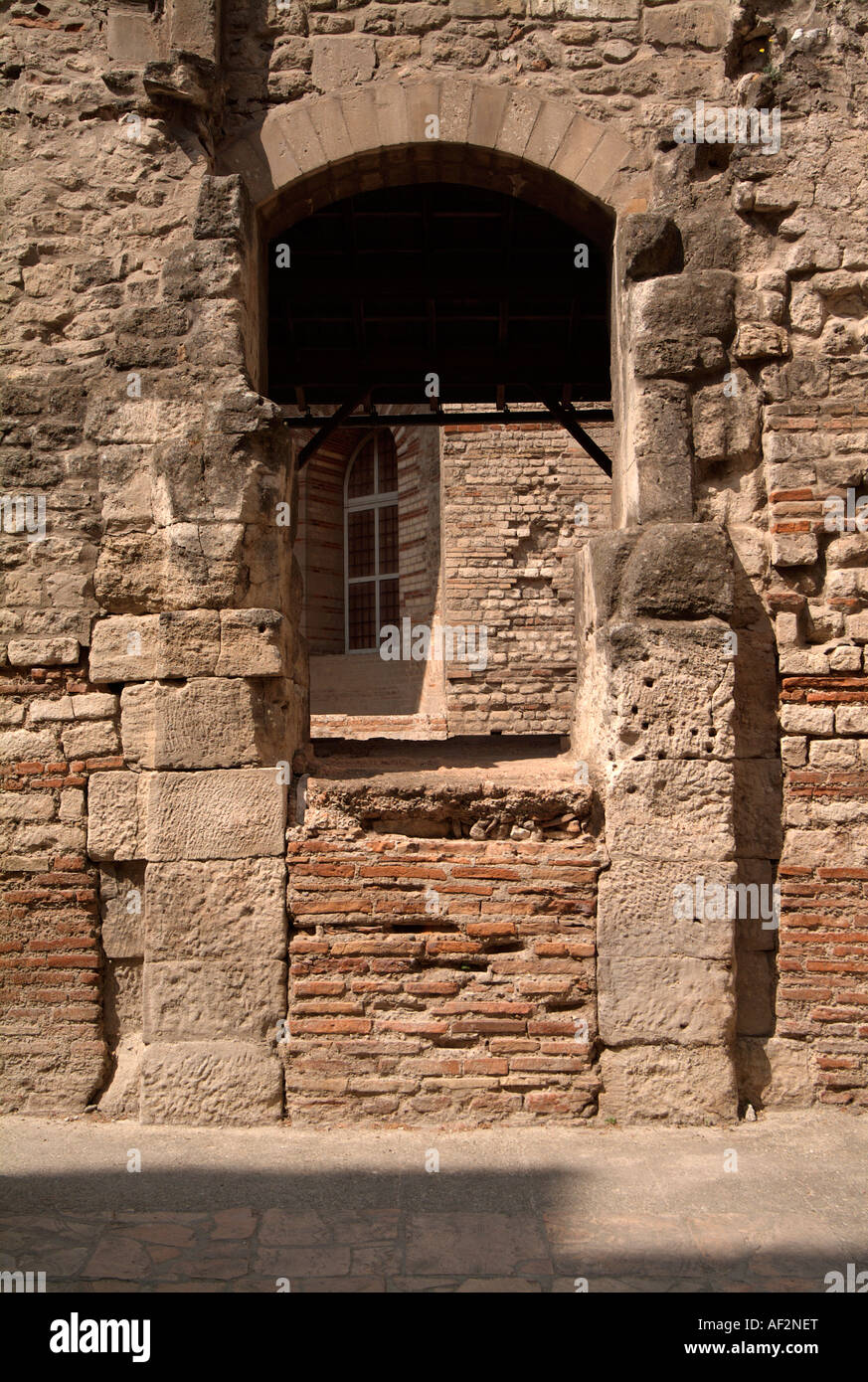Les thermes de Constantin (The Thermae of Constantine). Arles. Provence ...