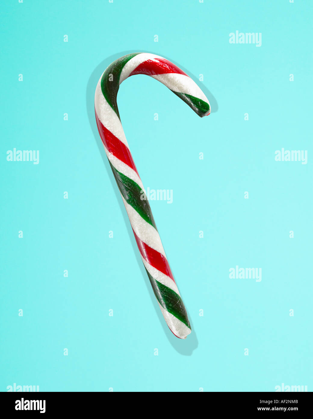 Red Rocket Stock Candy cane with clipping path on color background ...