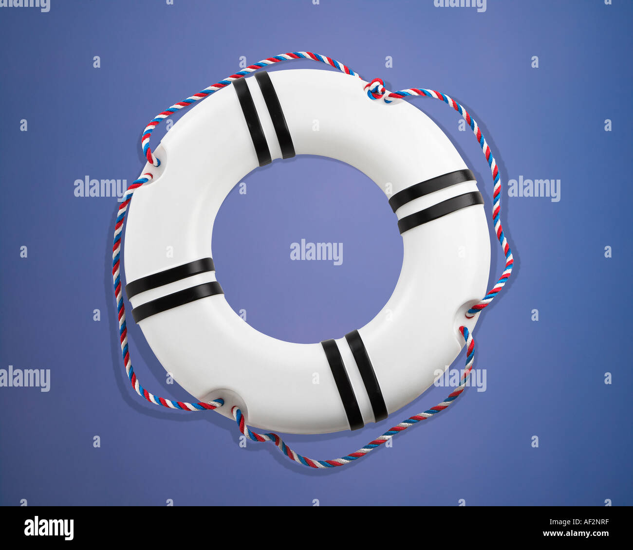 Red Rocket Stock Life preserver on color background with clipping path ...