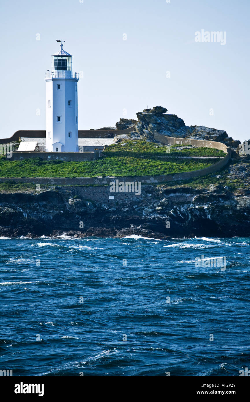 Godrevy Lighthouse, Cornwall, UK Stock Photo - Alamy