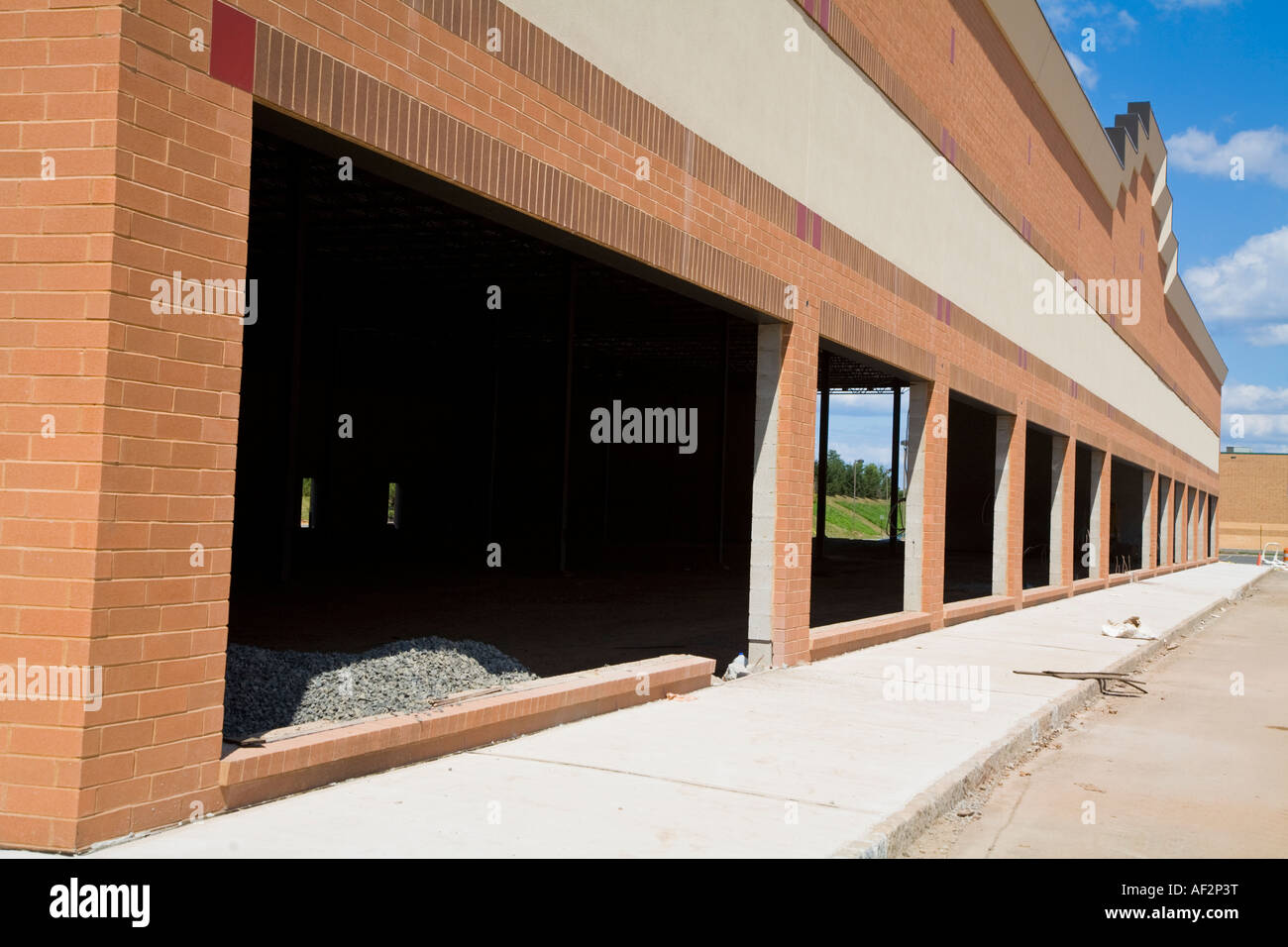 New Shopping Mall under Construction Stock Photo - Alamy