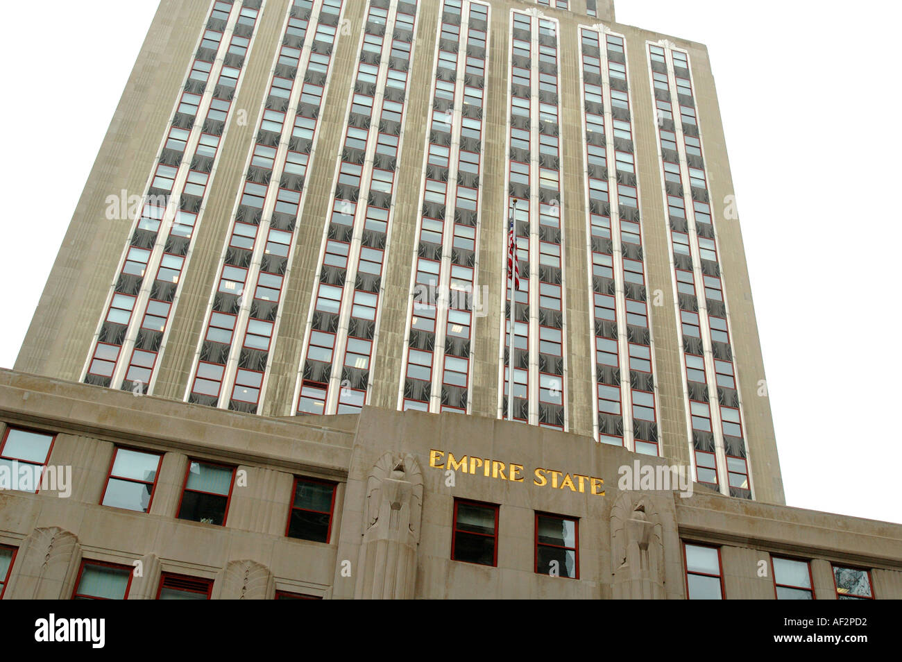 Exterior facade of the Empire State Building Manhattan New York USA ...