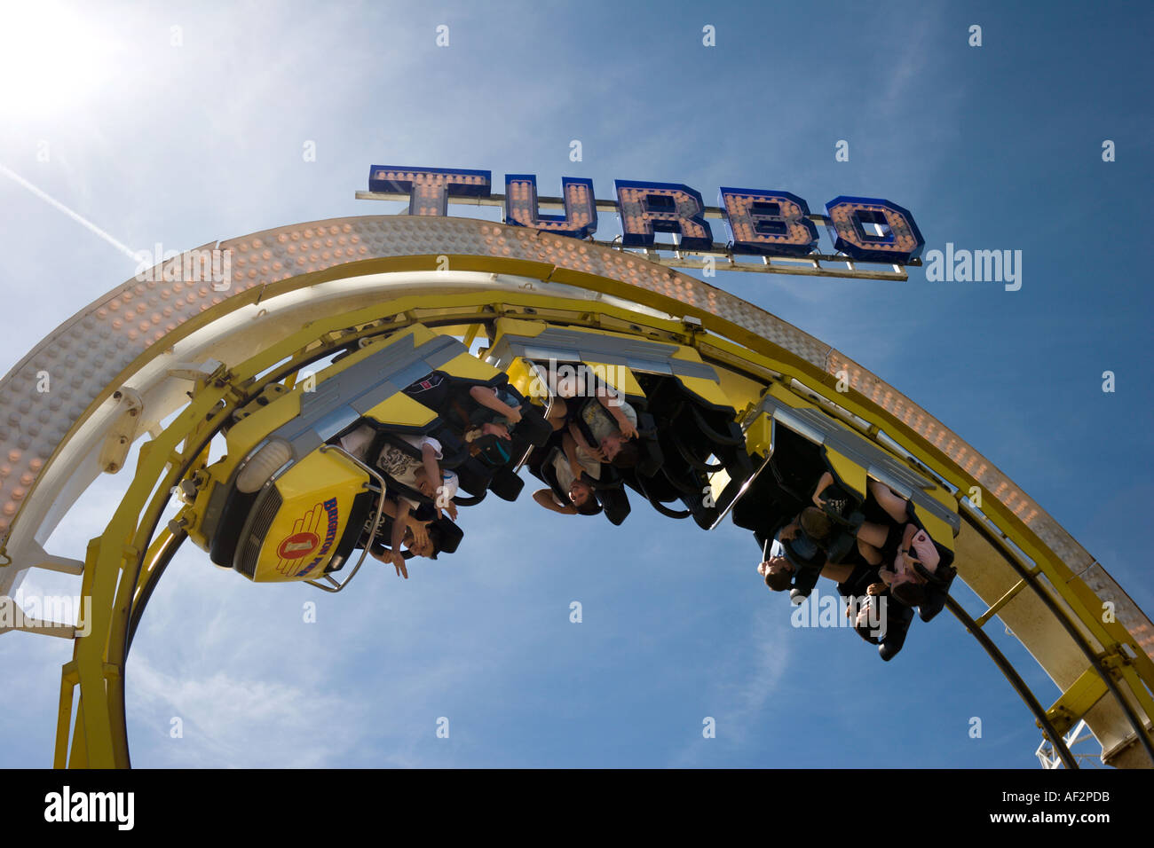 Traditional wooden roller coaster hi-res stock photography and images ...