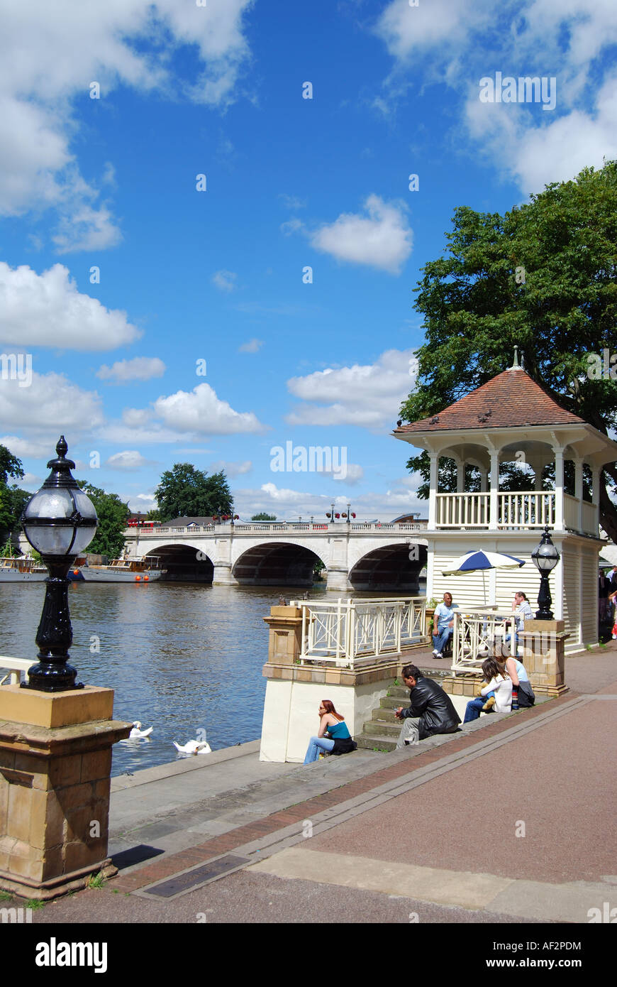 Kingston Bridge and Thames Riverside, Kingston upon Thames, Royal ...