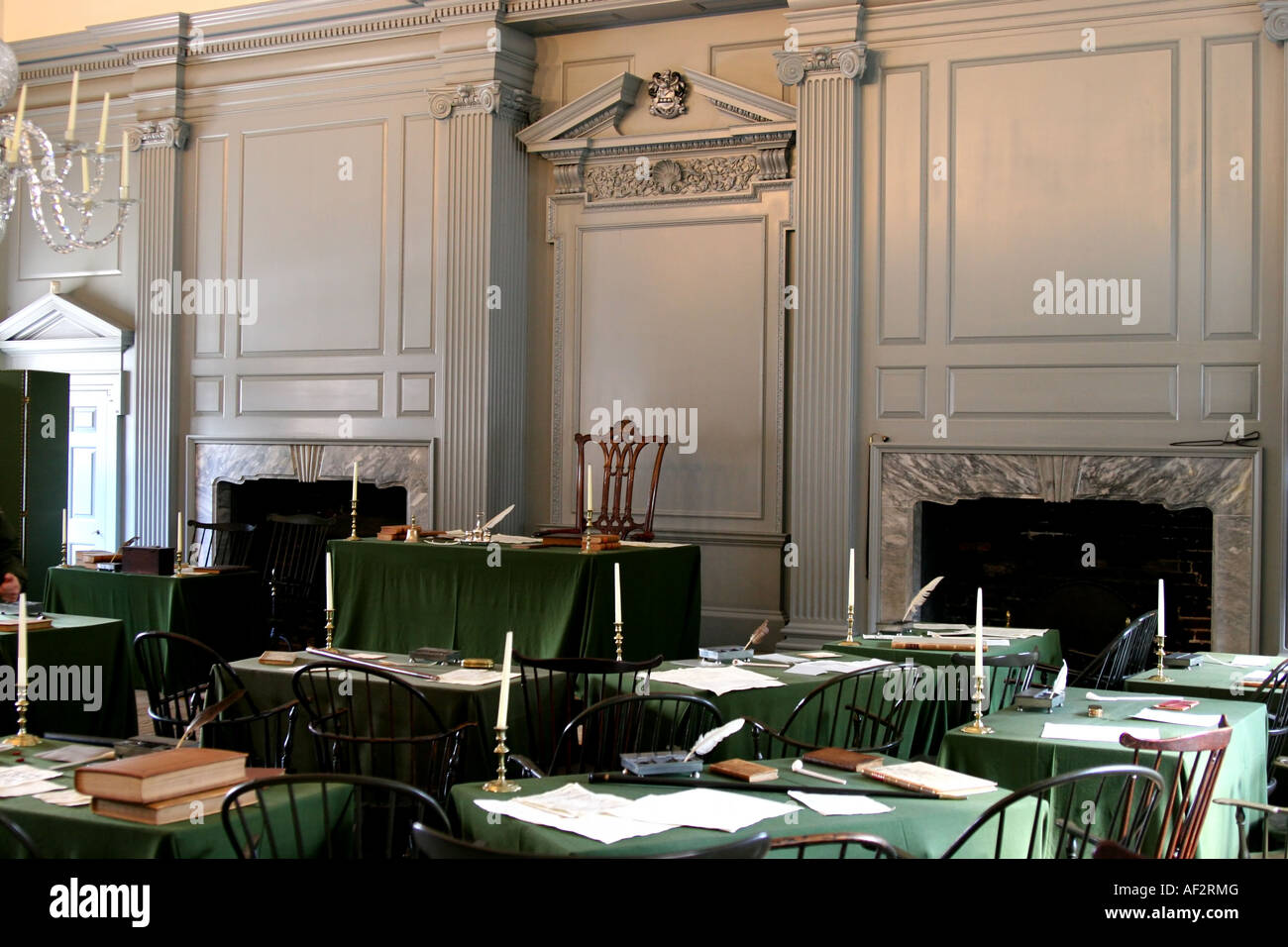 A view from the East Room at Independence Hall Philadelphia United ...