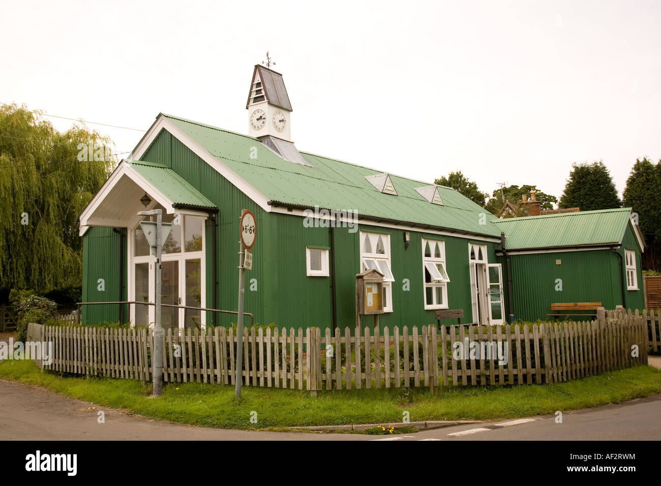 Bartley Village Hall New Forest Hants UK Also known as the Tin Church ...