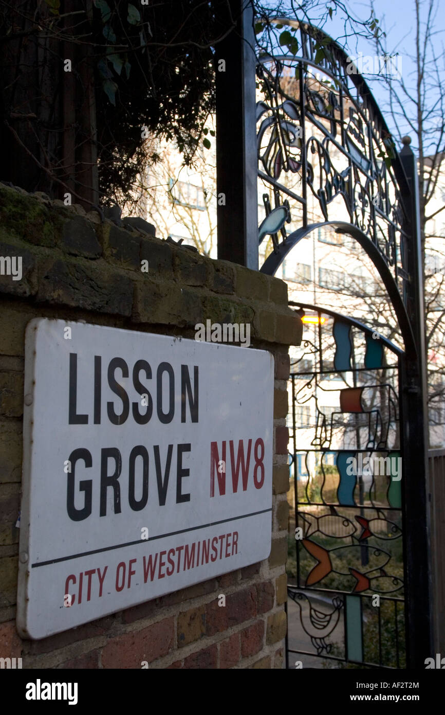 Lisson Grove NW8 West London England March 2007 Stock Photo - Alamy